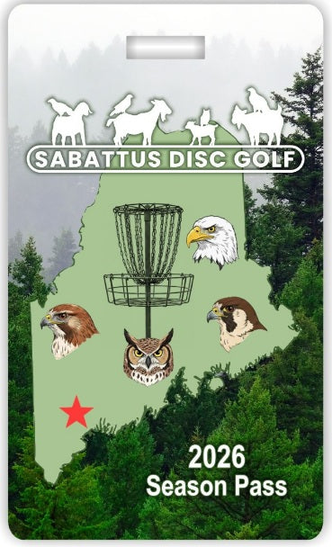 2026 Sabattus Disc Golf Season Pass | Play All Year – Sabattus Disc ...